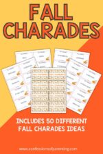 50 Fun Fall Charades Ideas for the Whole Family