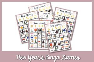 New Year's Bingo Free Printable