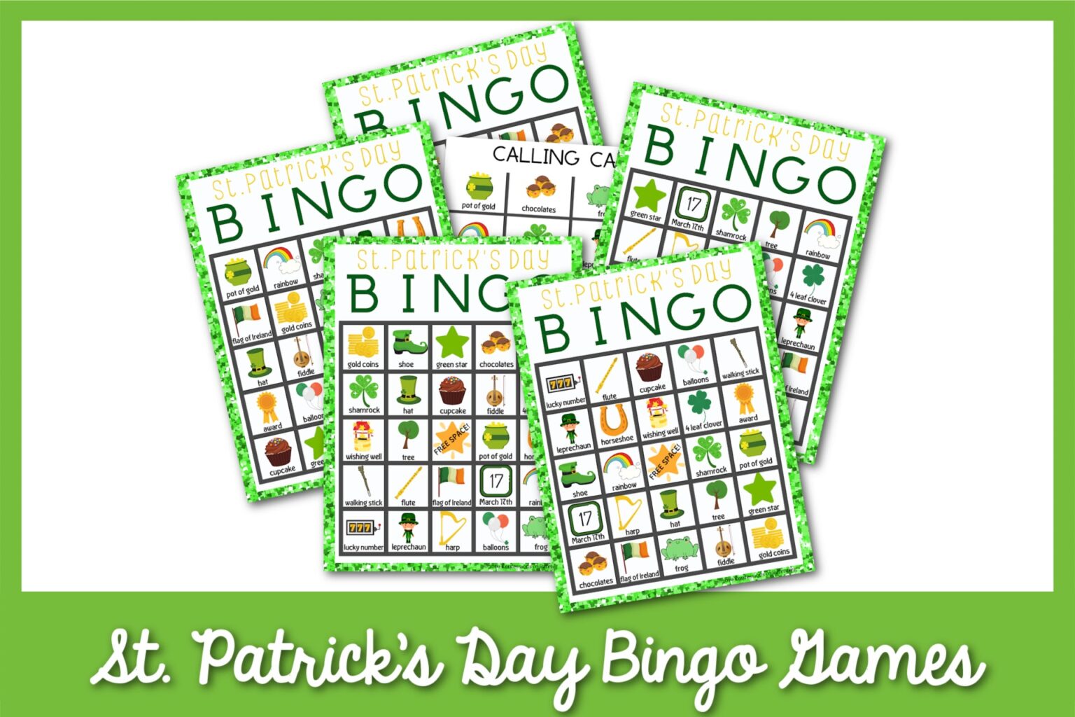 St. Patrick's Day Bingo Free Printable - Confessions of Parenting- Fun ...