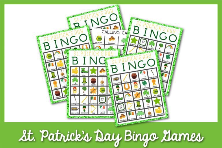 St. Patrick's Day Bingo Free Printable - Confessions of Parenting- Fun ...