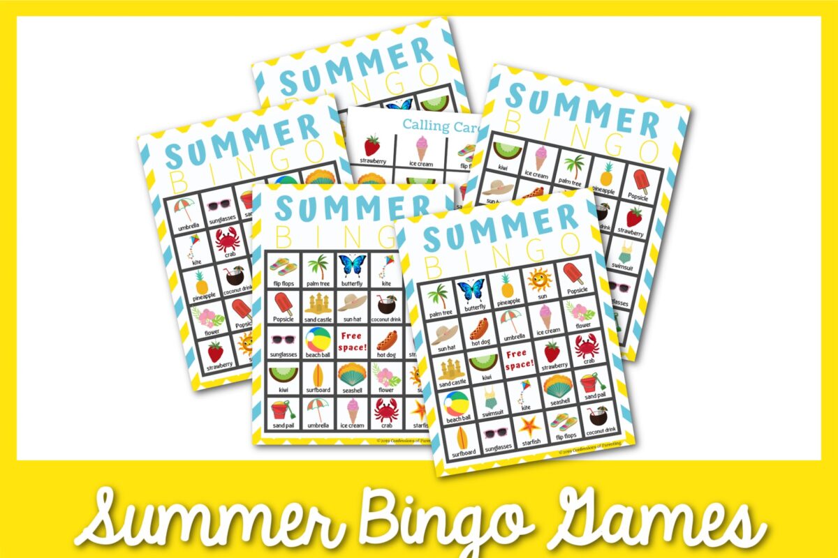 The Best Summer Bingo Free Printable