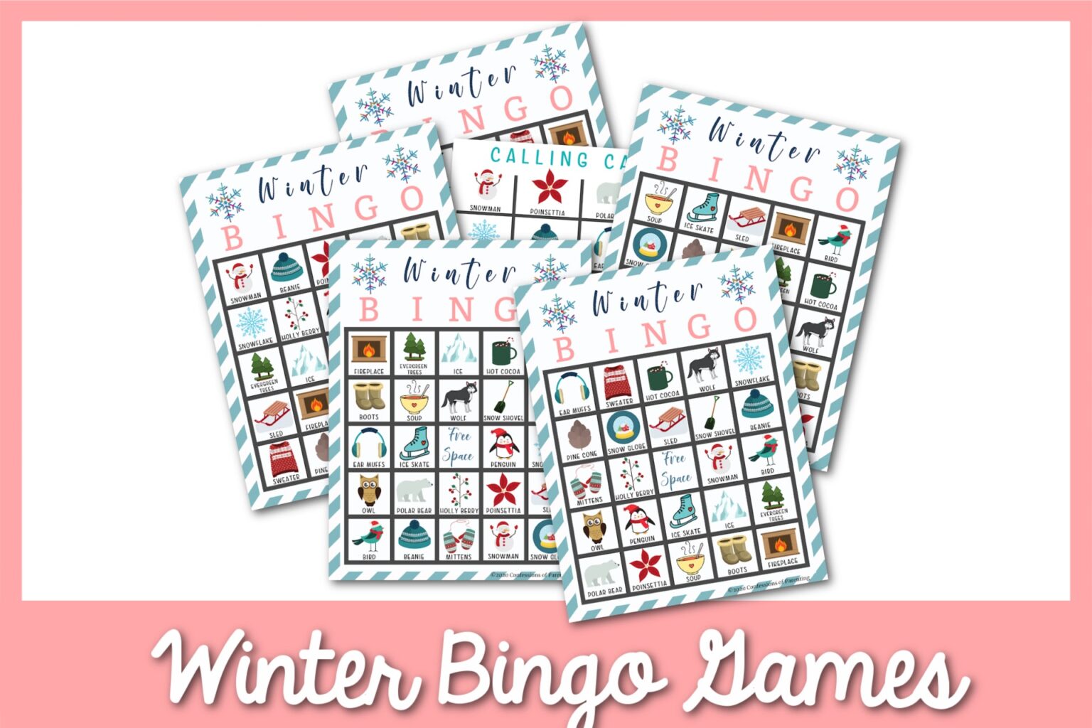 Winter Bingo Free Printable