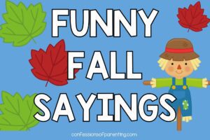 135 Funny Fall Sayings
