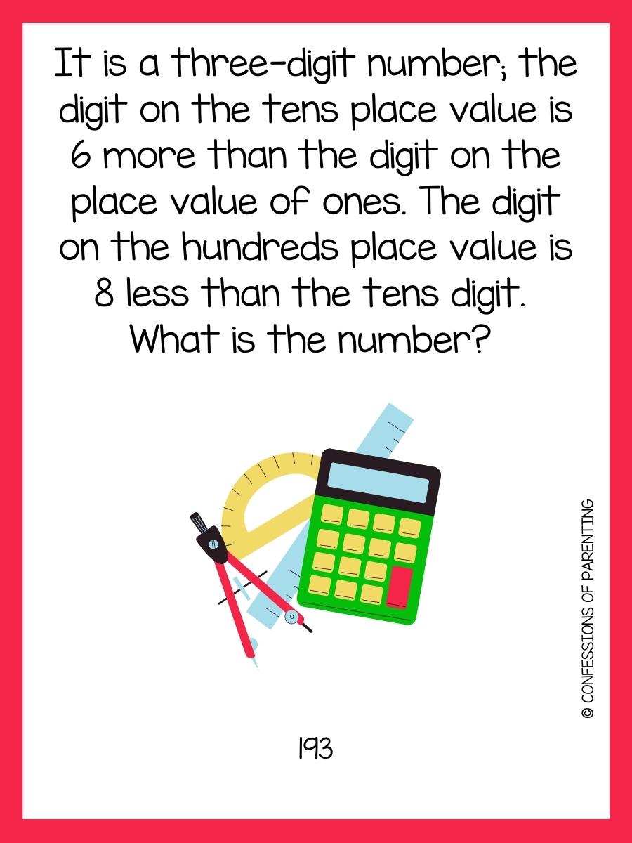 120 Math Riddles That Will Have Your Un-Divided Attention