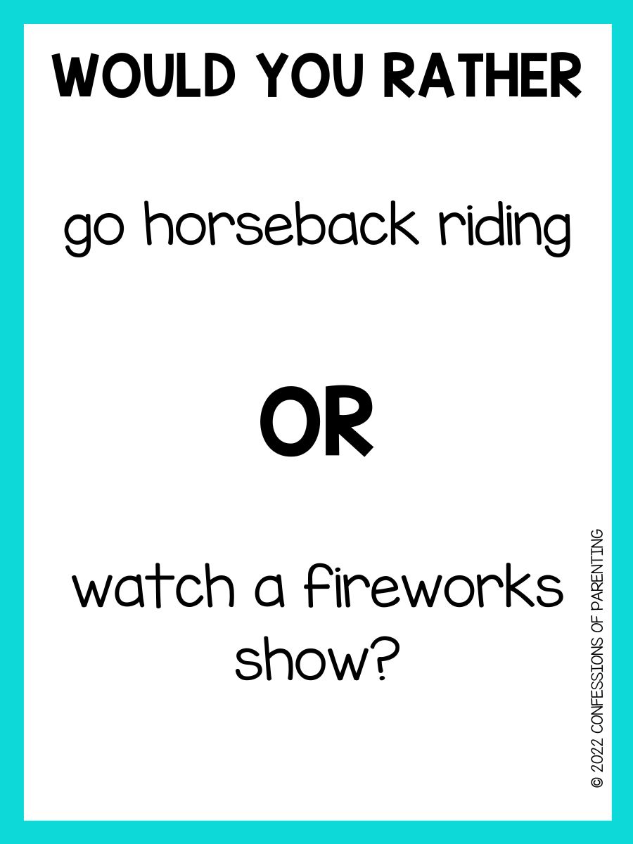 100+ Best Would You Rather Summer Questions for Kids