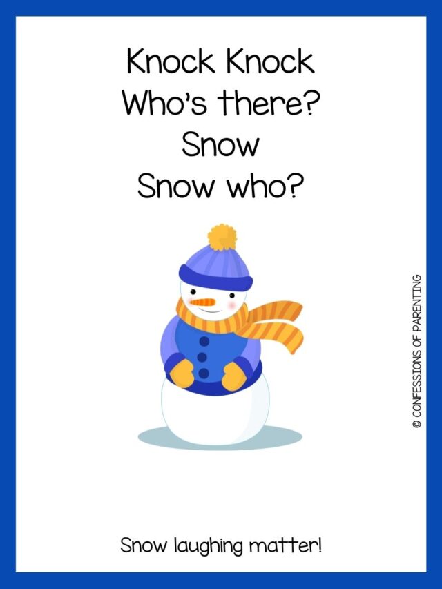 120 Best Snowman Jokes for Kids