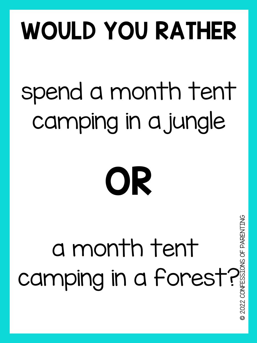 100+ Best Would You Rather Summer Questions for Kids