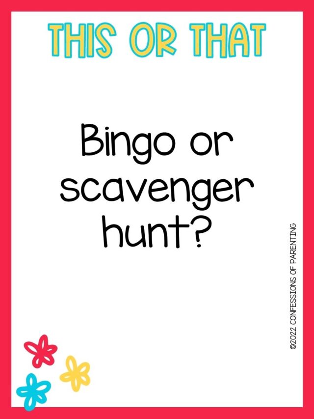 50 Awesome This Or That Questions For Kids
