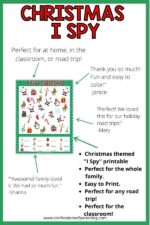 Free Christmas I Spy Printable