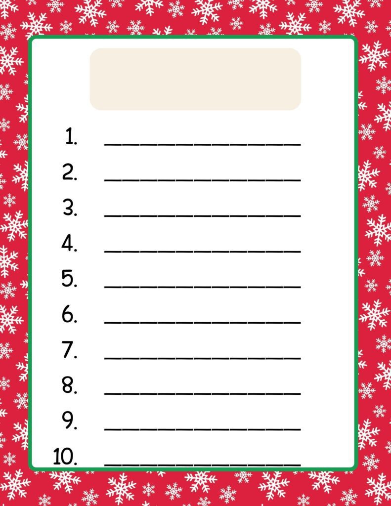 Christmas Scattergories Free Printable - Confessions of Parenting- Fun ...