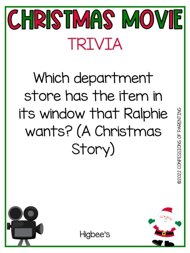 100 Family Fun Christmas Movie Trivia Questions
