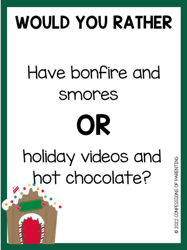 100+ Festive Christmas Would You Rather Questions - Confessions of ...