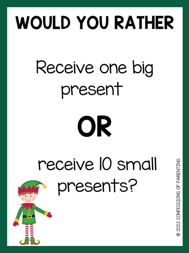 100+ Festive Christmas Would You Rather Questions - Confessions of ...