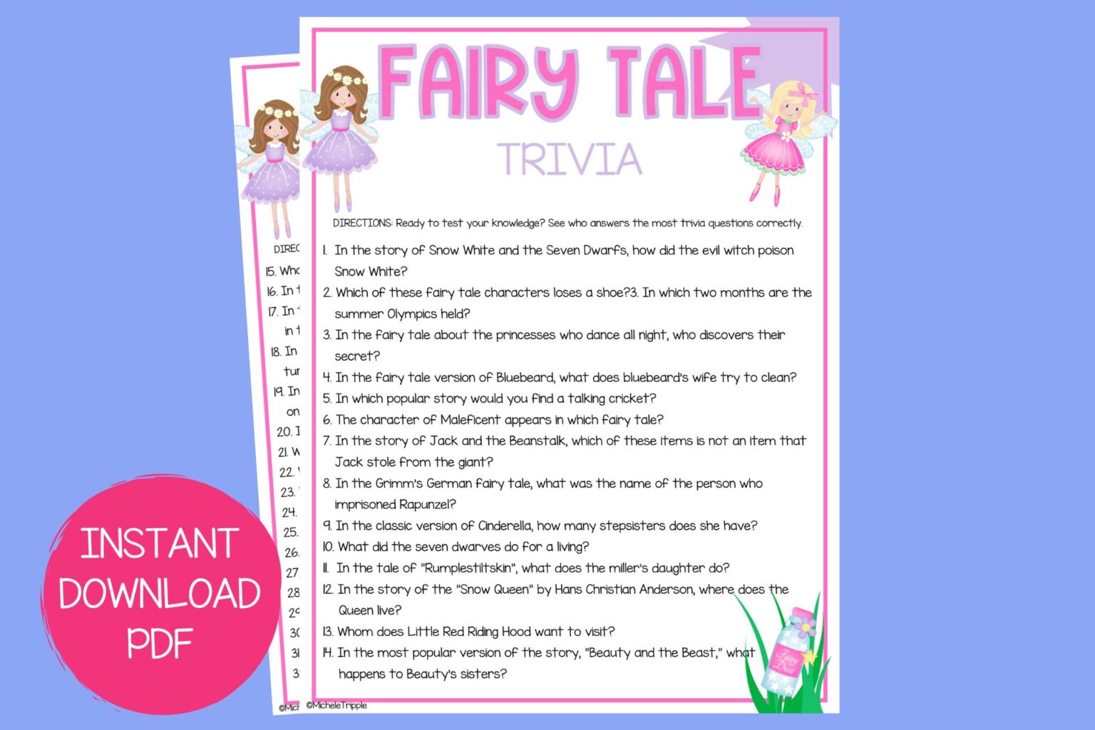 100 Fairy Tale Trivia Questions for Kids