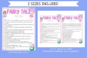 100 Fairy Tale Trivia Questions for Kids