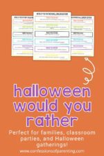 129 Halloween Would You Rather Questions [Free Printable]