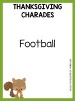 Awesome Thanksgiving Charades Printable [200 Ideas]