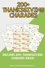 Awesome Thanksgiving Charades Printable [200 Ideas]