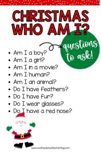 Who am I Christmas Game- Free Download