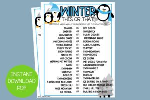 75 Fantastic Winter This or That Questions