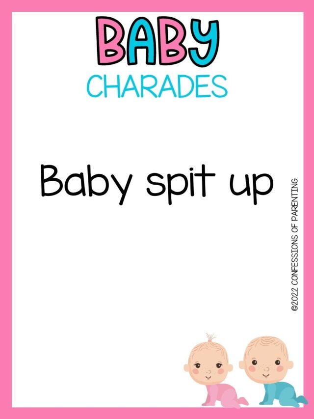 The Best Baby Charades Perfect for Baby Showers!