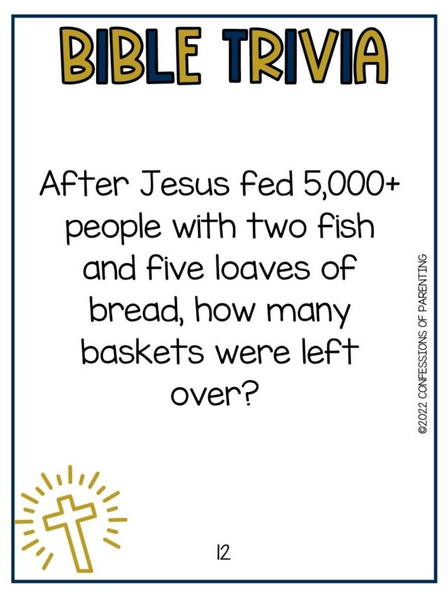 200+ Awesome Bible Trivia Questions and Answers! - Confessions of ...