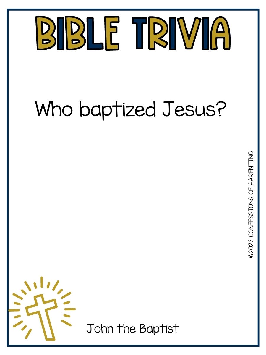 200+ Awesome Bible Trivia Questions and Answers! - Confessions of ...