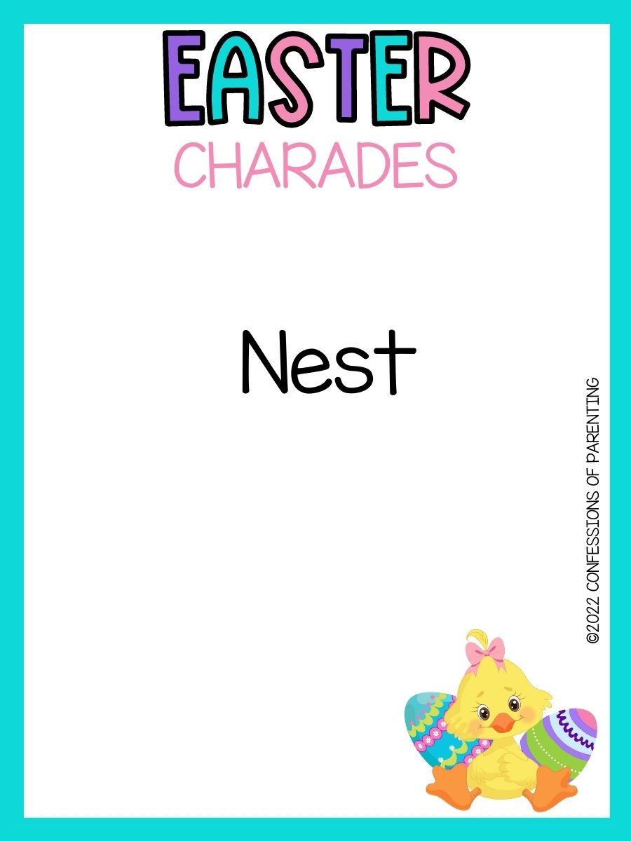 50 Easter Charades Ideas + Printable Cards