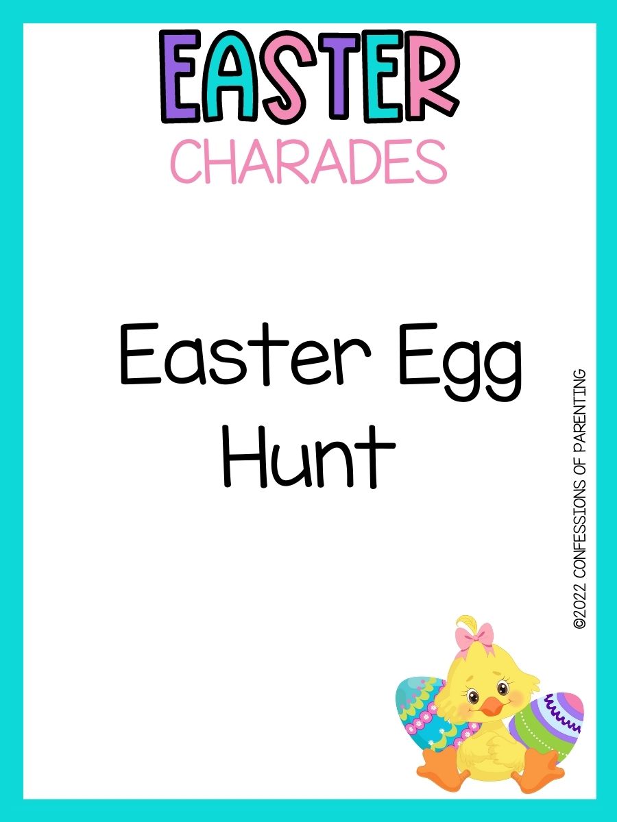 50 Easter Charades Ideas + Printable Cards