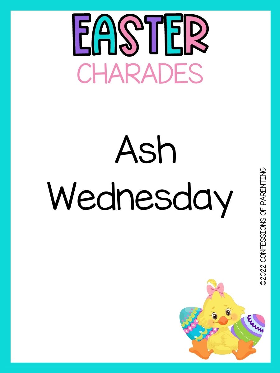 50 Easter Charades Ideas + Printable Cards