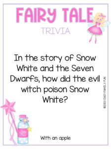100 Fairy Tale Trivia Questions for Kids