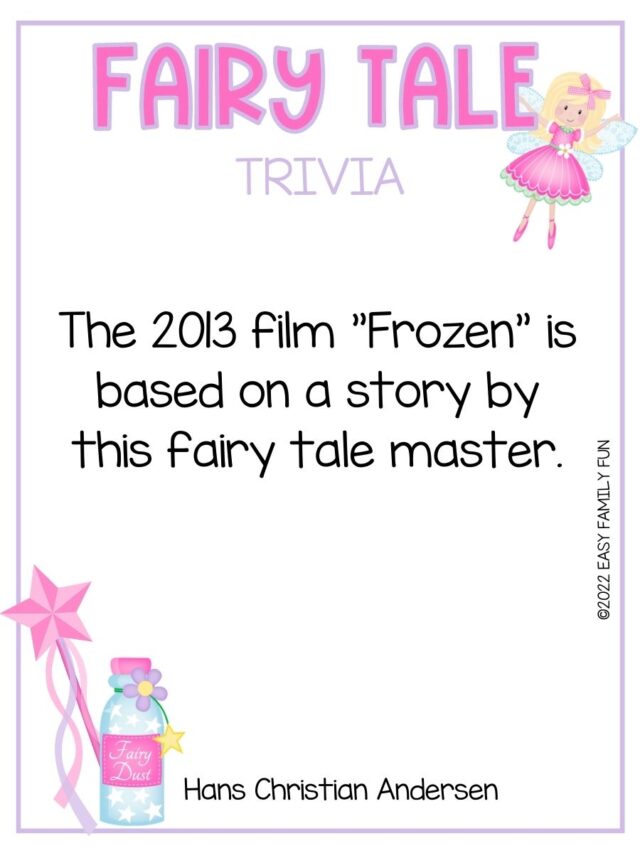 100 Fairy Tale Trivia Questions for Kids