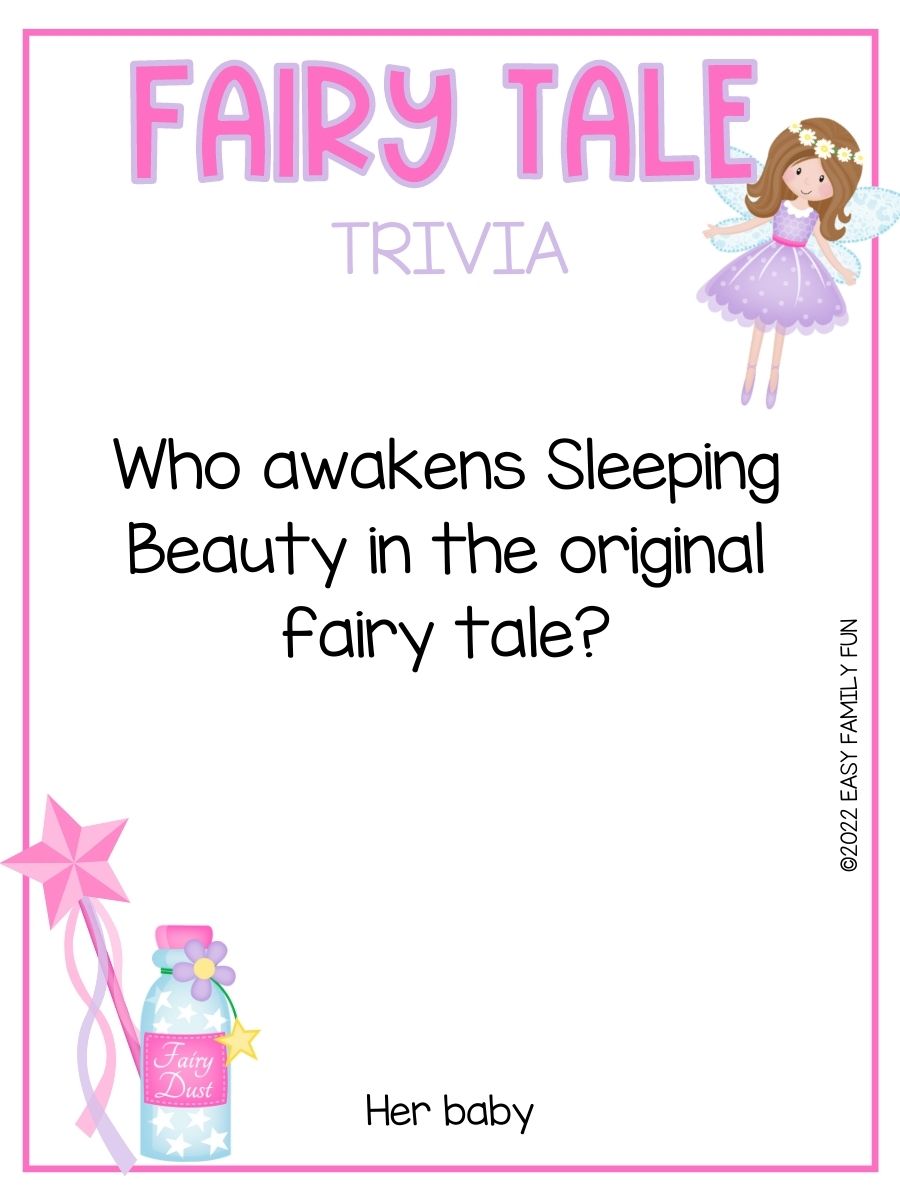 100 Fairy Tale Trivia Questions for Kids