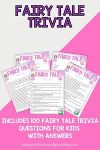 100 Fairy Tale Trivia Questions for Kids