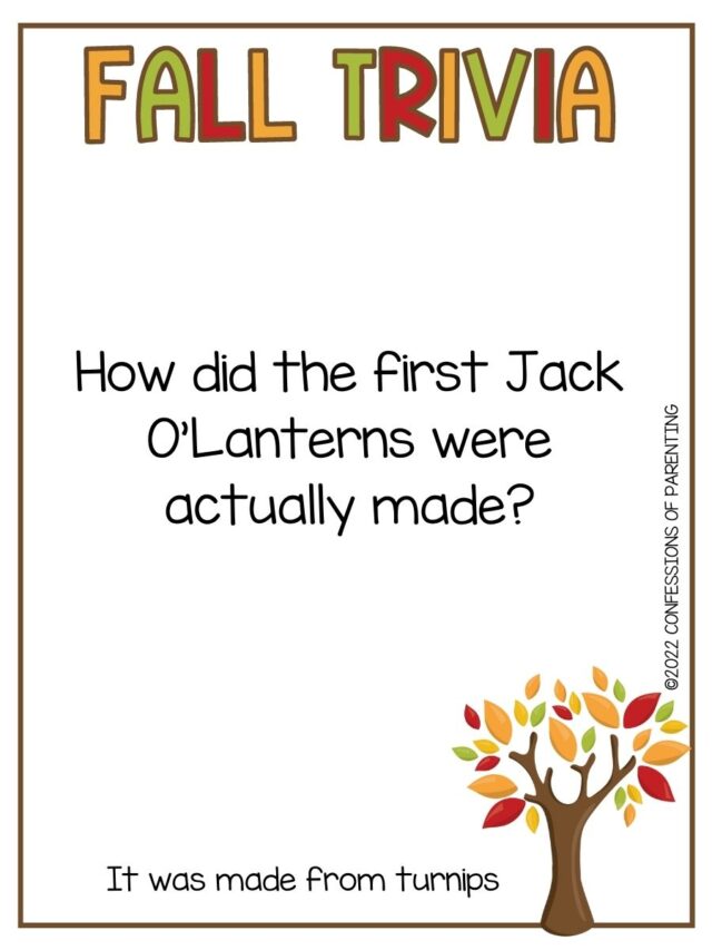 100 Best Fall Trivia Questions