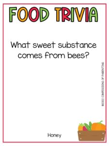 50 Best Food Trivia Questions for Kids