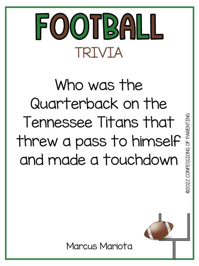 The Best Football Trivia for Kids