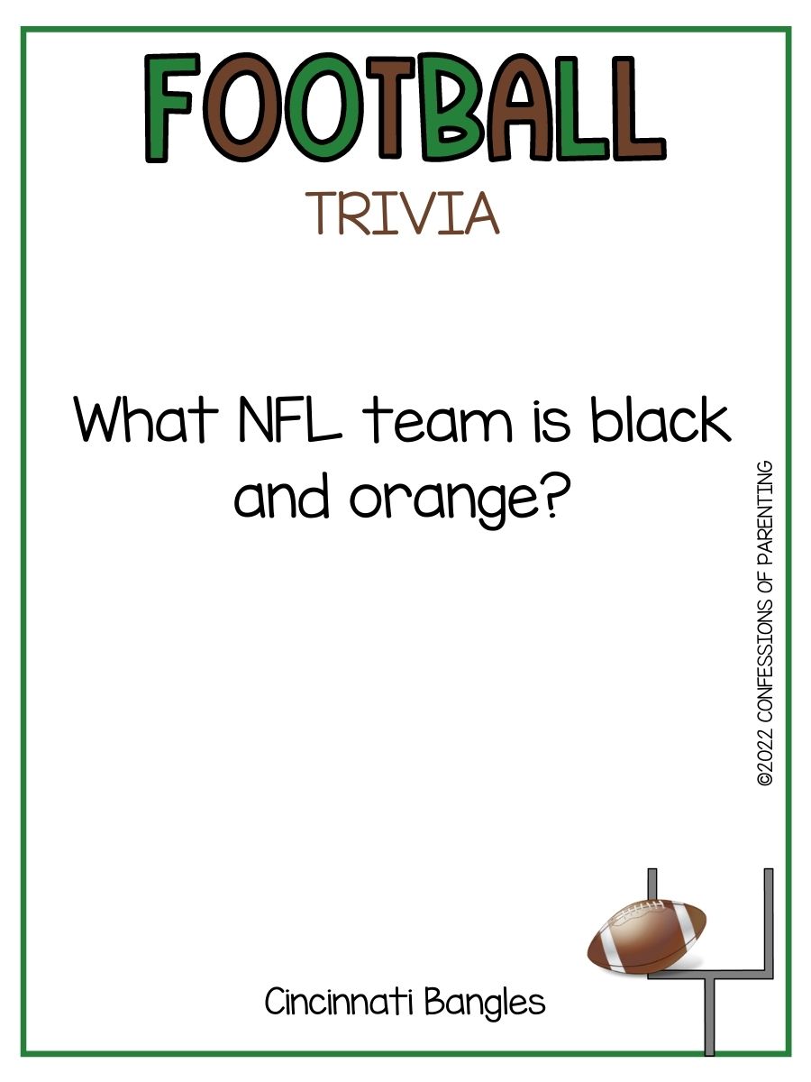 The Best Football Trivia for Kids