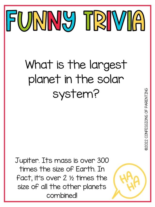 Best Funny Trivia Questions for Kids