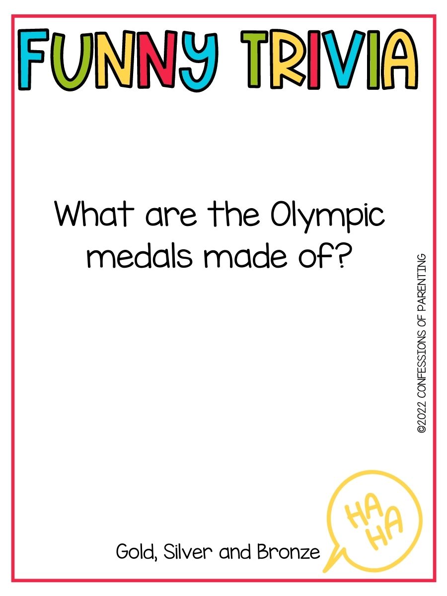 Best Funny Trivia Questions for Kids