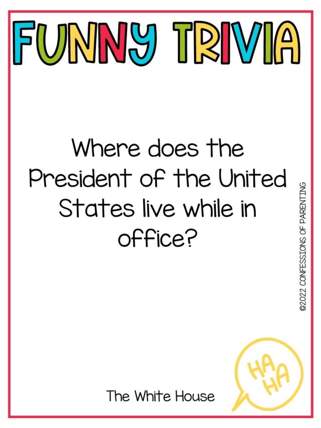 Funny Trivia Questions for Kids - Confessions of Parenting- Fun Games ...