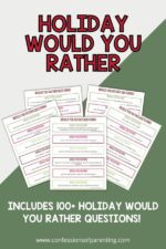 The Best Would You Rather Holiday Questions