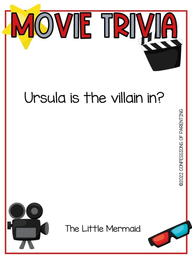 The Best Kids Movie Trivia Questions with Answers!