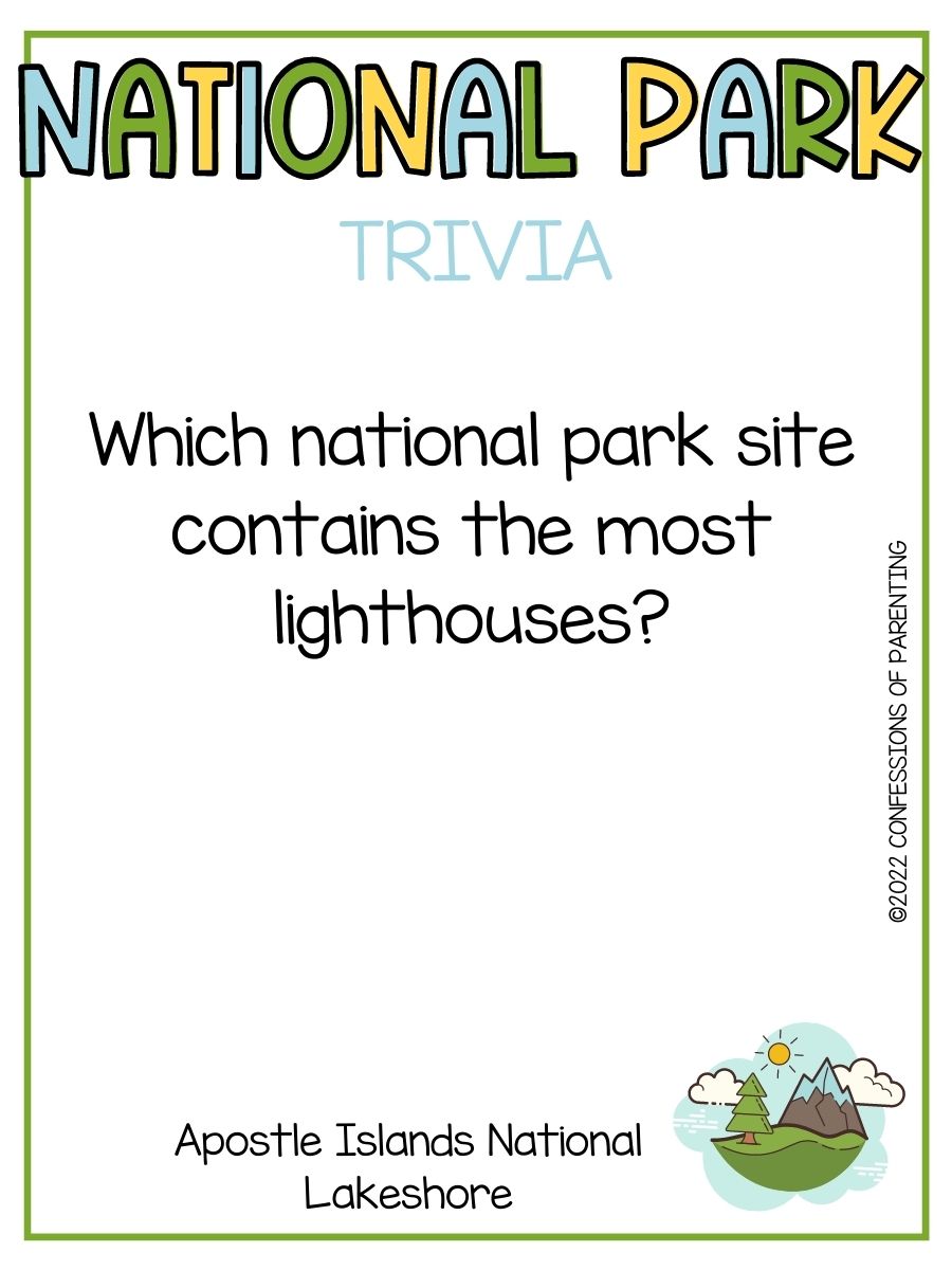 100 Best National Park Trivia