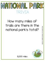 100 National Park Trivia - Confessions of Parenting- Fun Games, Jokes ...