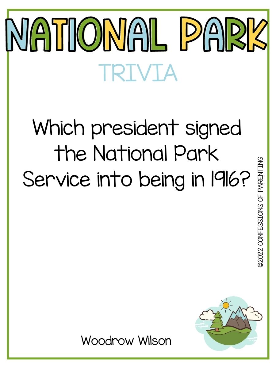 100 Best National Park Trivia