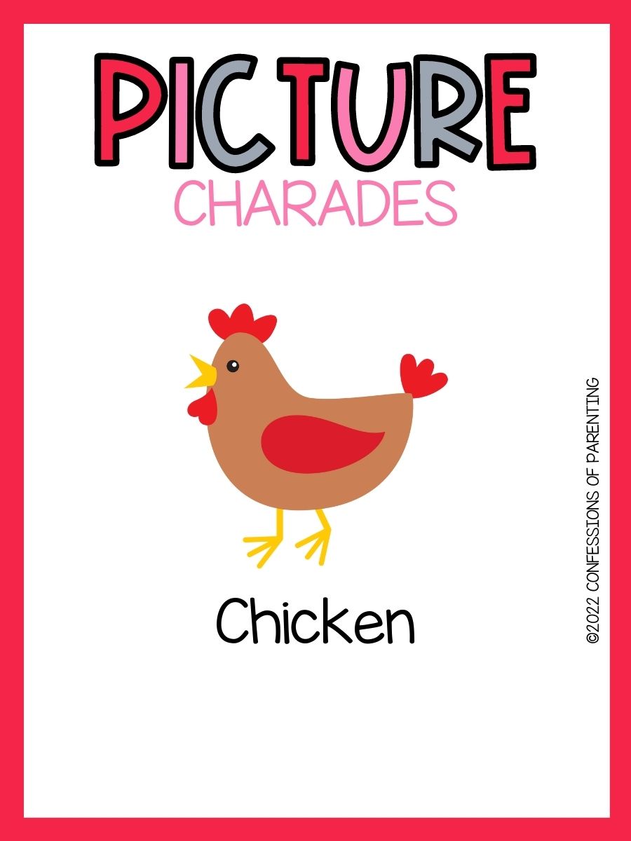 50+ Easy Picture Charades Ideas [Perfect for Non-Readers]