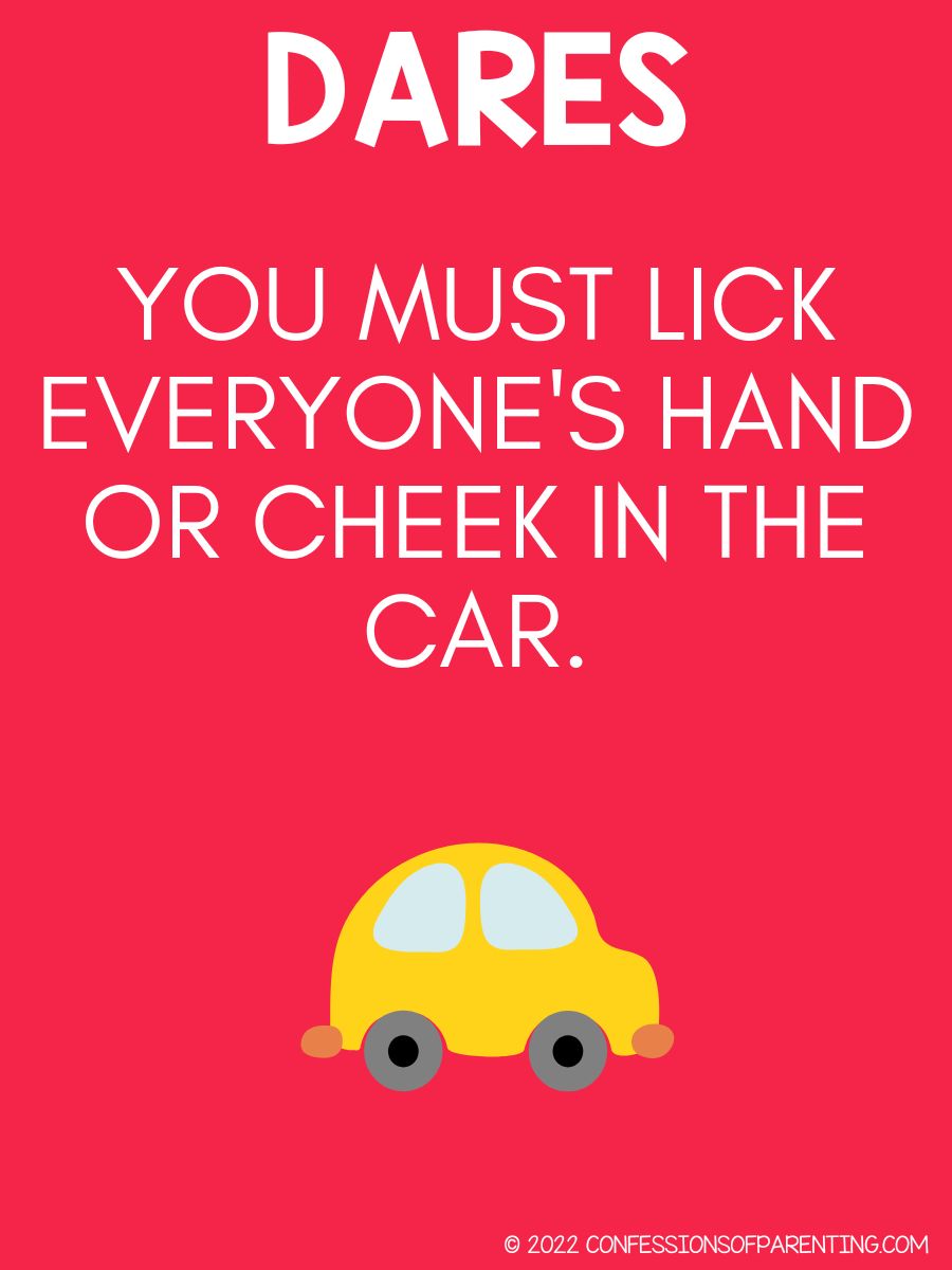 The Best Road Trip Truth or Dare Questions + Free Printable Cards