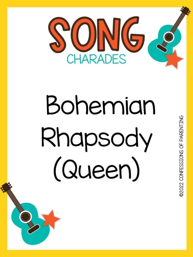 320 Song Charades Ideas You Will Love + Printable Cards