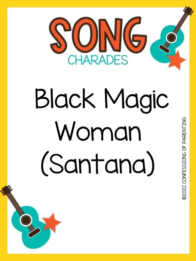 320 Song Charades Ideas You Will Love + Printable Cards